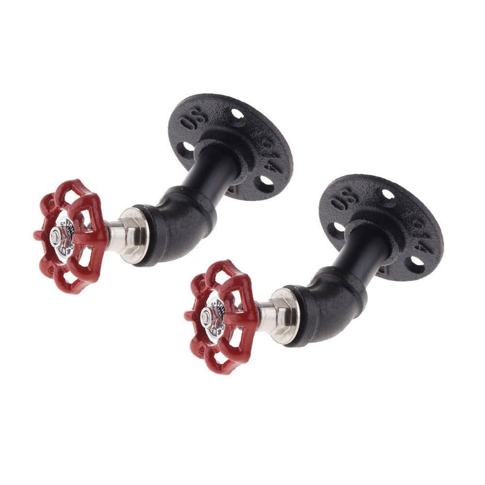 2-pack Industrial Pipe Robe Hook with Faucet Valve | Brands
