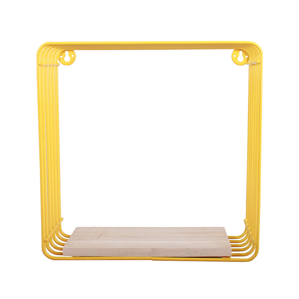 Wall Mounted Metal Wire Cube Decor Shelf | Brands