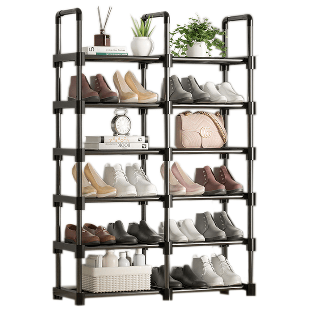 6+6 Tier Tall Shoe Rack Storage Shelf | Brands